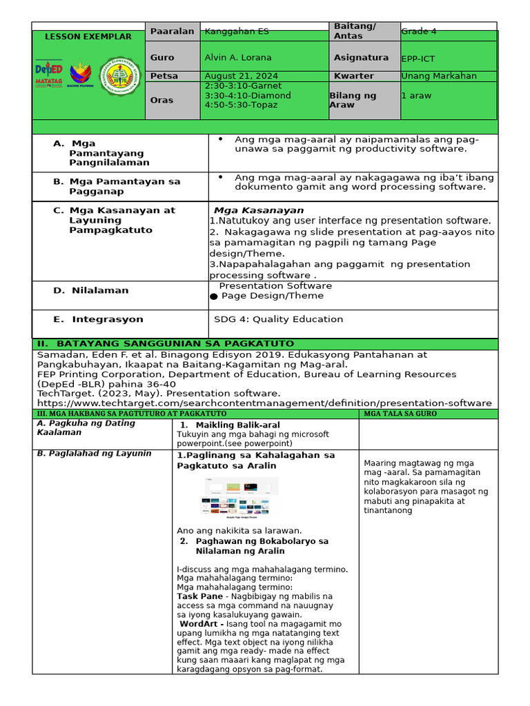 w4 q1 Epp Ict Day 3 | PDF