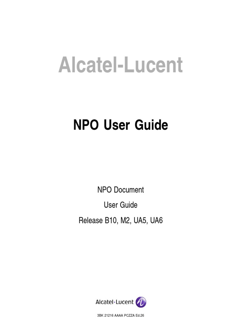 NPO Manual | PDF | System Software | Software