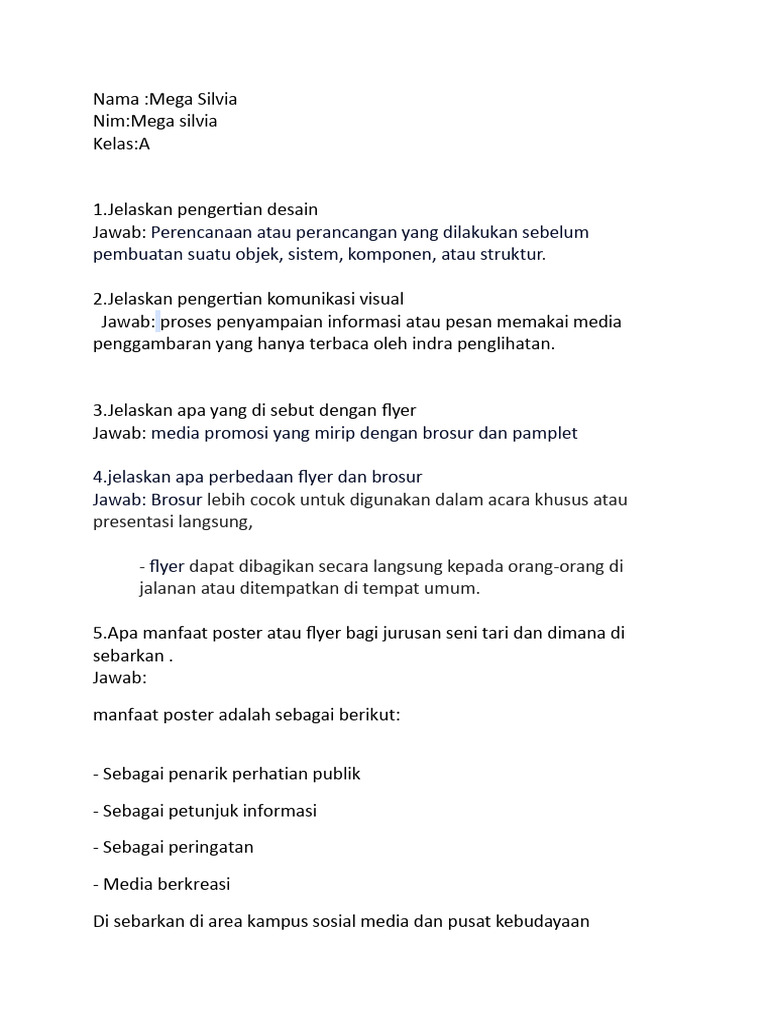 Uts DKV Mega Silvia Salinan | PDF