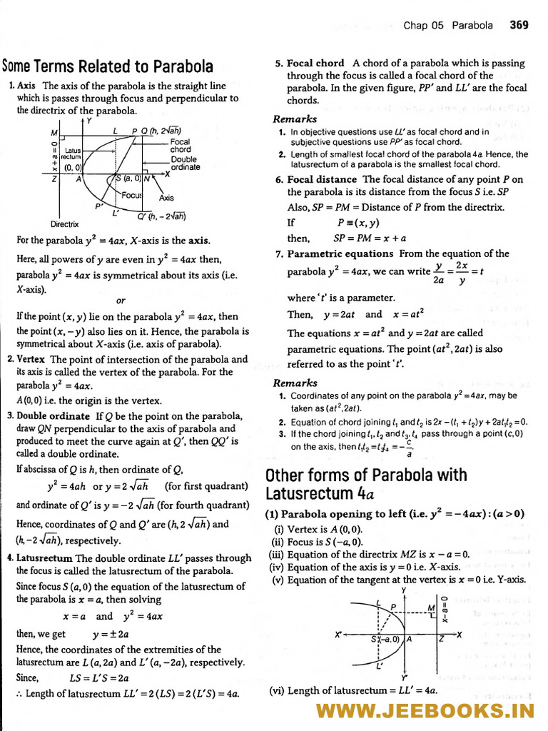 Parabola | PDF | Geometric Shapes | Mathematical Physics