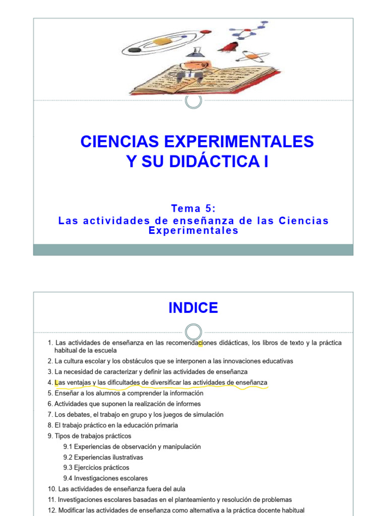 Tema 5 PDF | PDF | Maestros | Enseñando