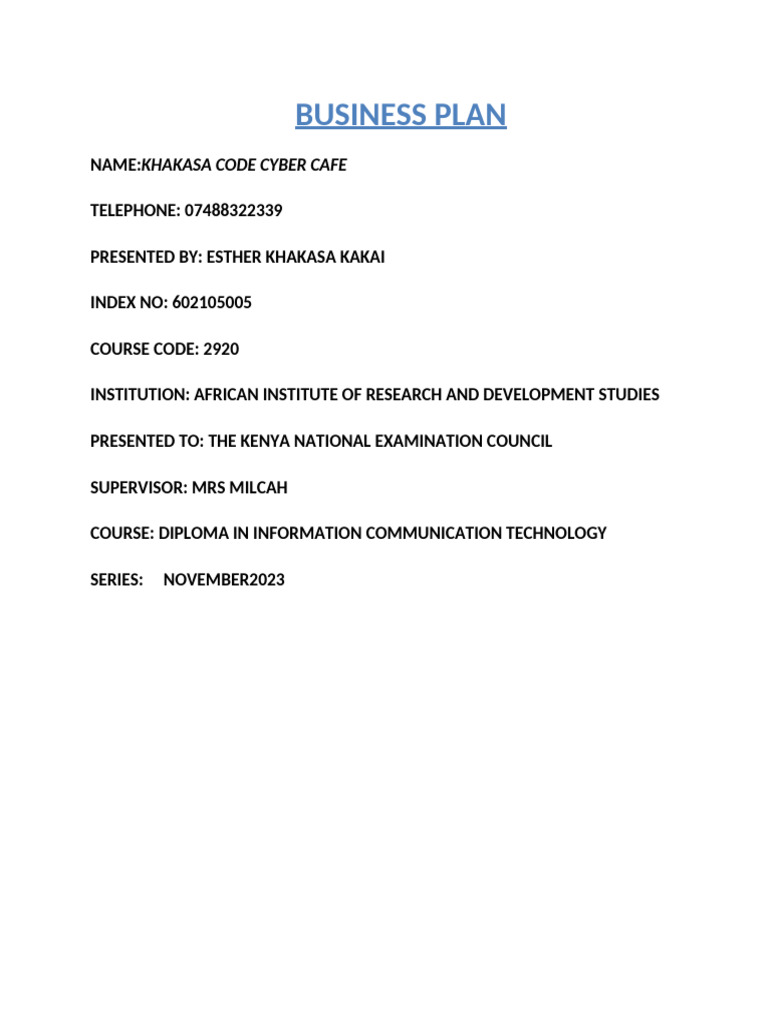 Bplan Submitted | PDF | Employment | Salary