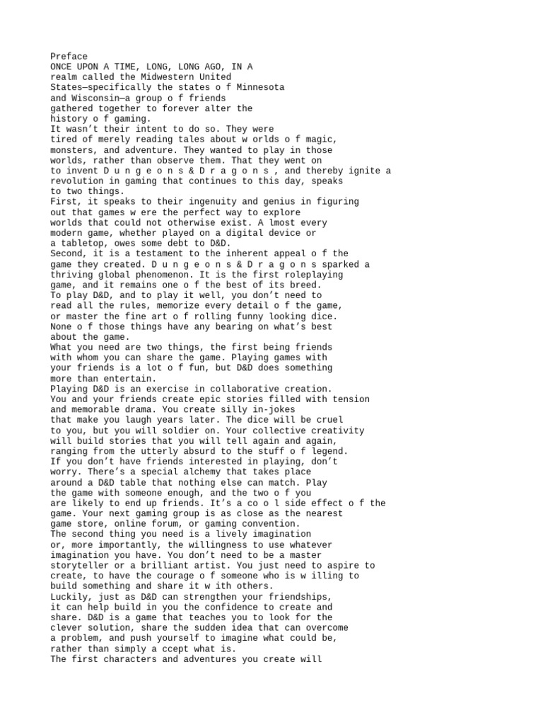 dnd 1 | PDF | Dungeons & Dragons