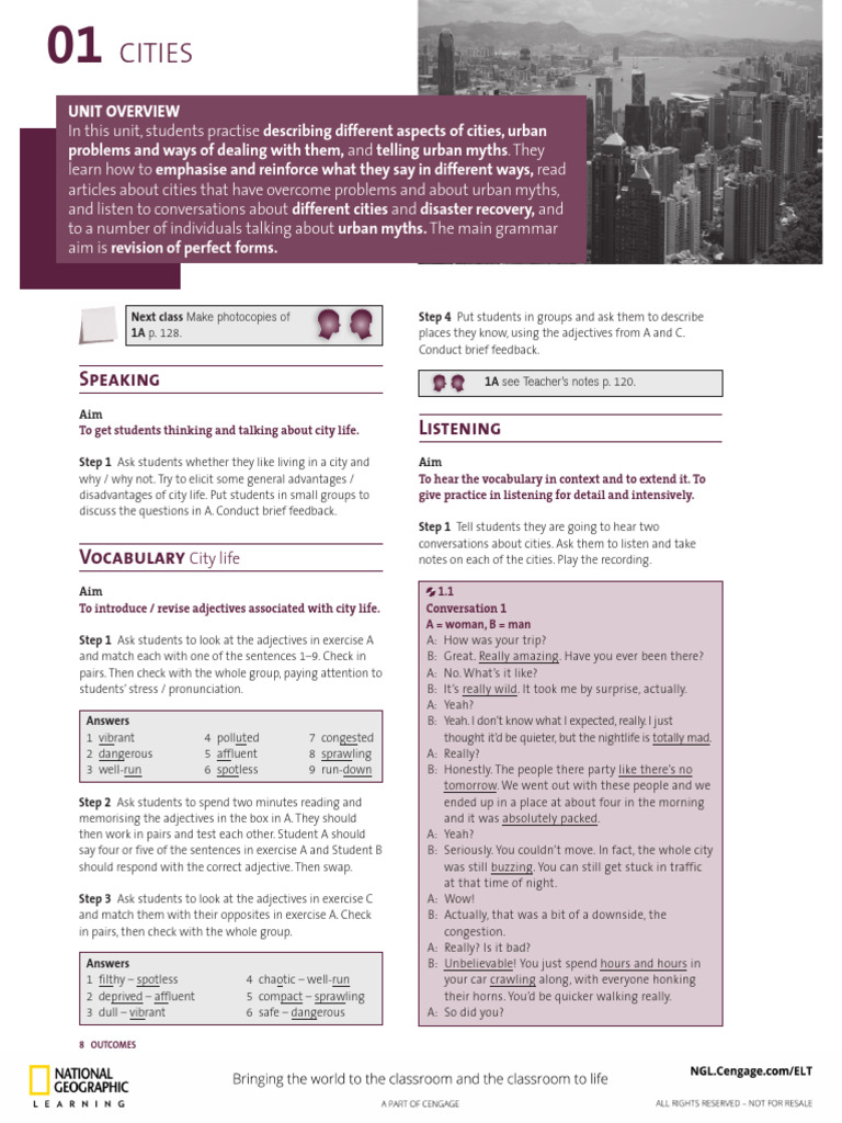 +0.0.outcomes Second Edition Advanced Teacher's Book - Units 1 To 3 ...