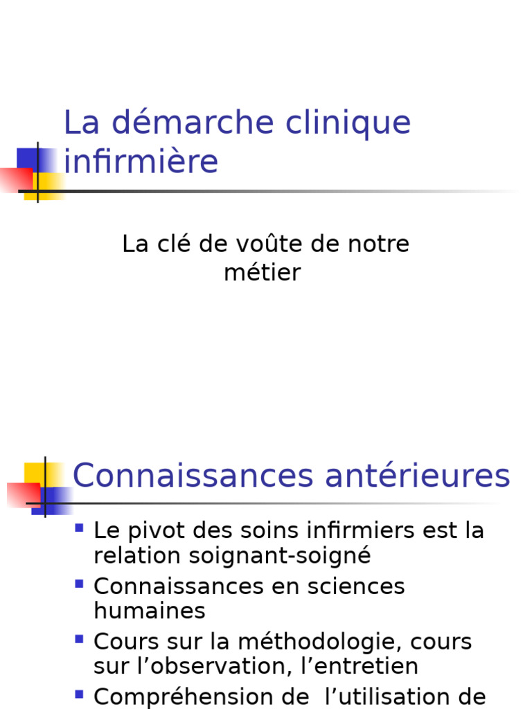 Démarche clinique infirmière expliquée | PDF | Allaitement ...