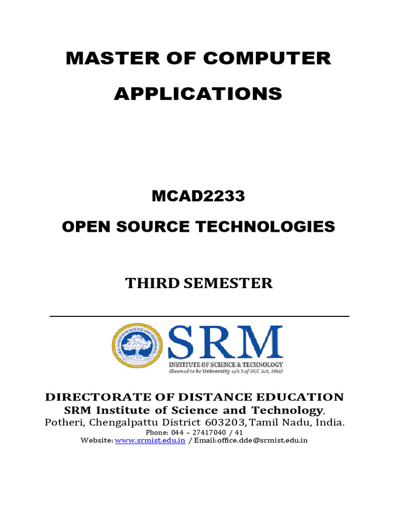 MCAD 2233 (PRESS) Open Source TEchnologies FINAL (133 PGS) | PDF | Berkeley Software ...