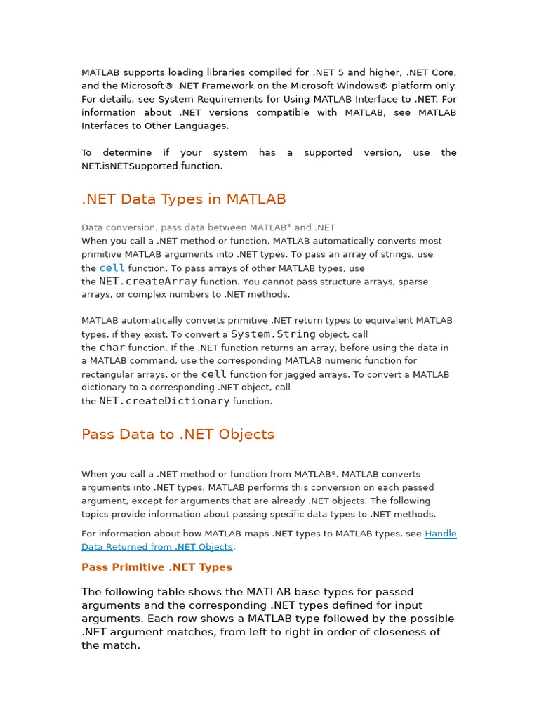 Matlab调用C#Dll | PDF | Method (Computer Programming) | Parameter (Computer Programming)
