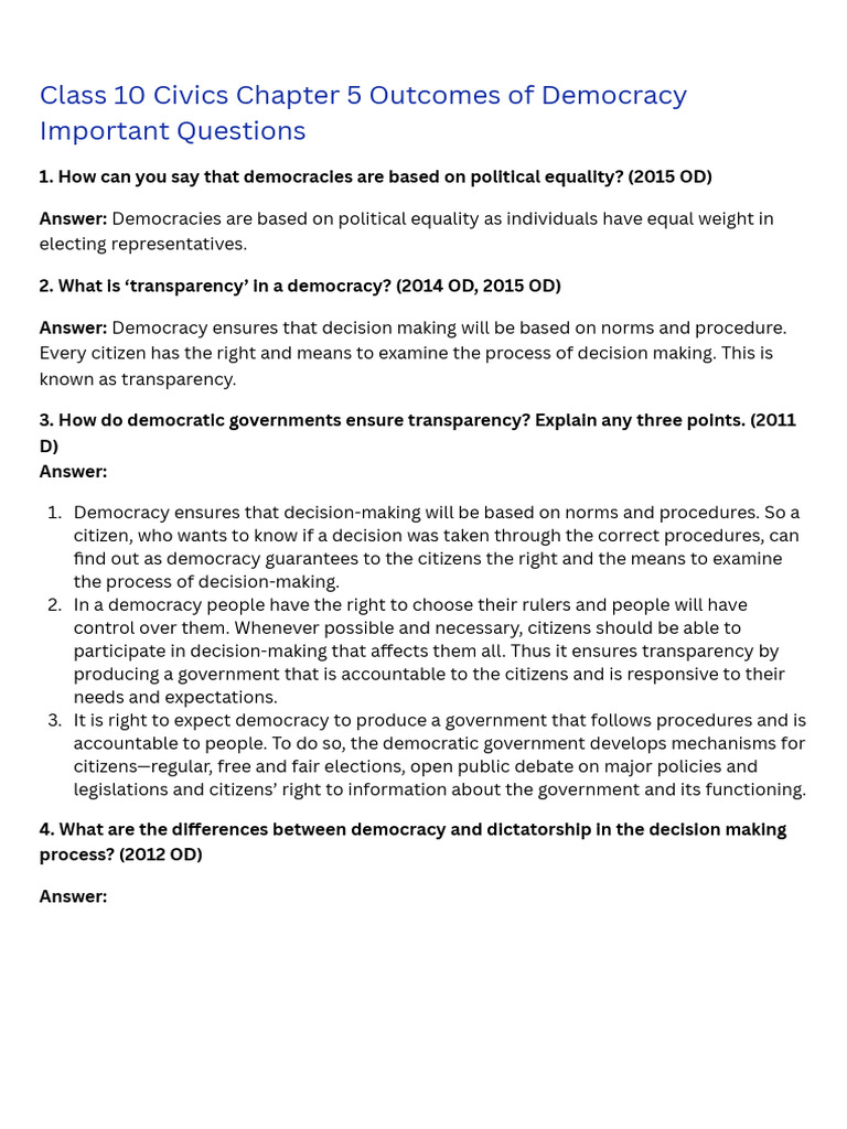 polity chapter 5 | PDF | Democracy | Political Ideologies