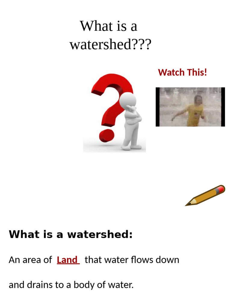2023 Watershed Notes-Vocab | PDF | Drainage Basin | Surface Runoff