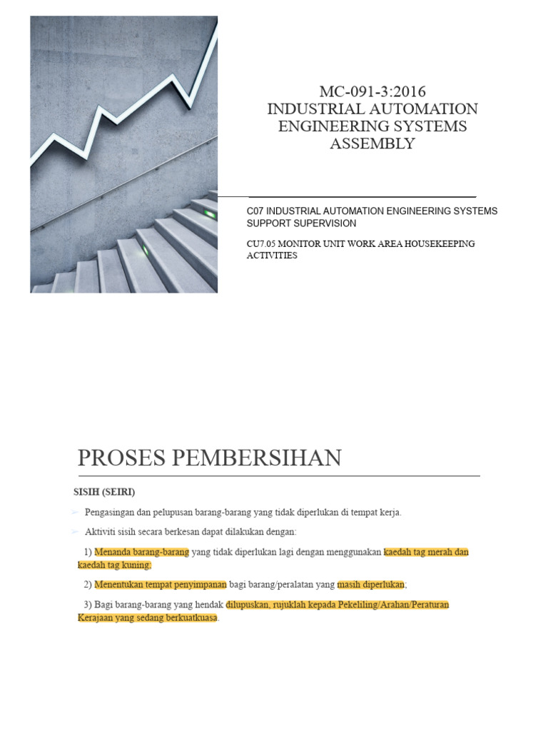 Work Area Housekeeping Activities | PDF