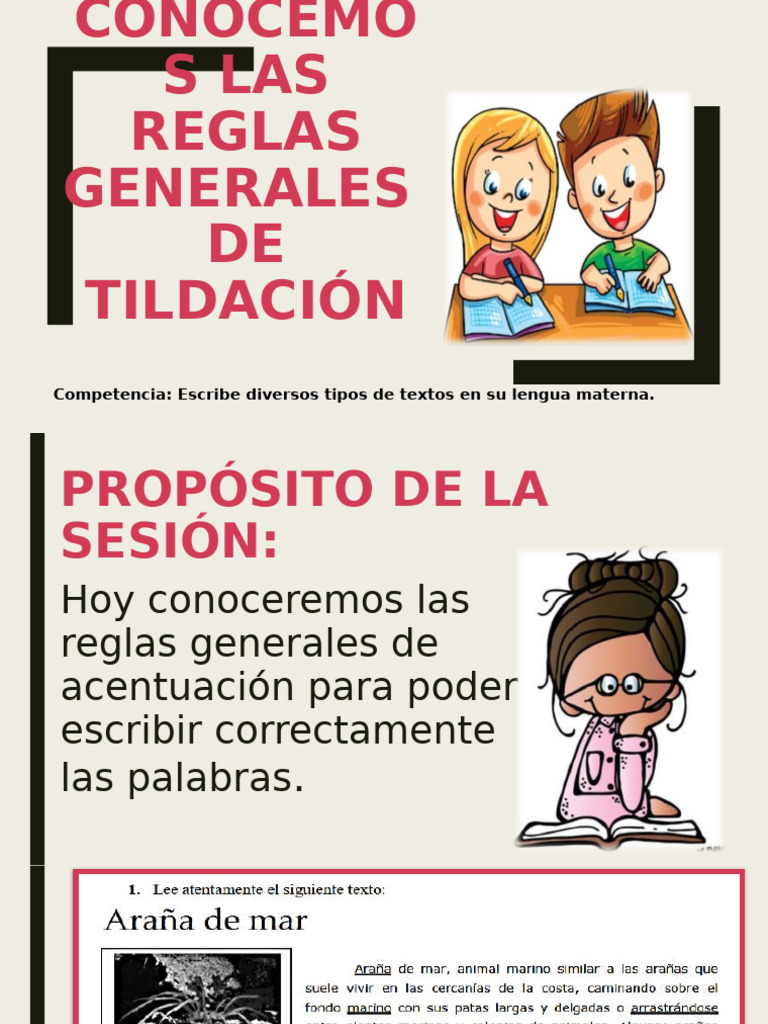 Reglas Generales de Tildacion | PDF | Fonología | Voz humana