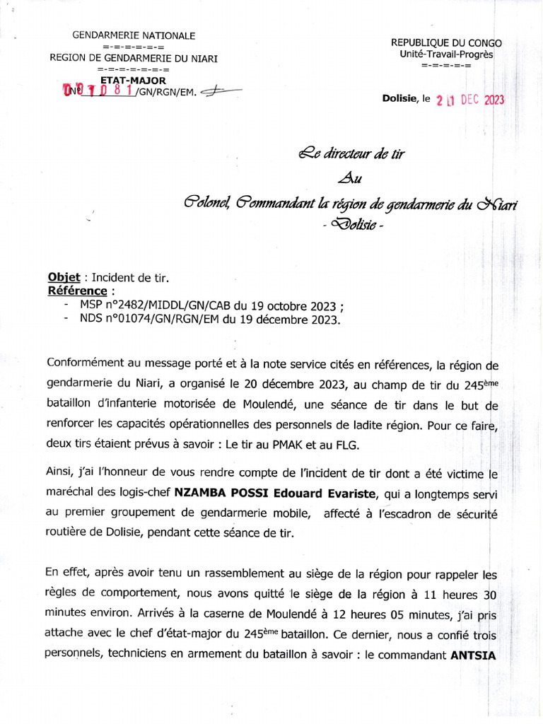 Compte Rendu D'incident | PDF