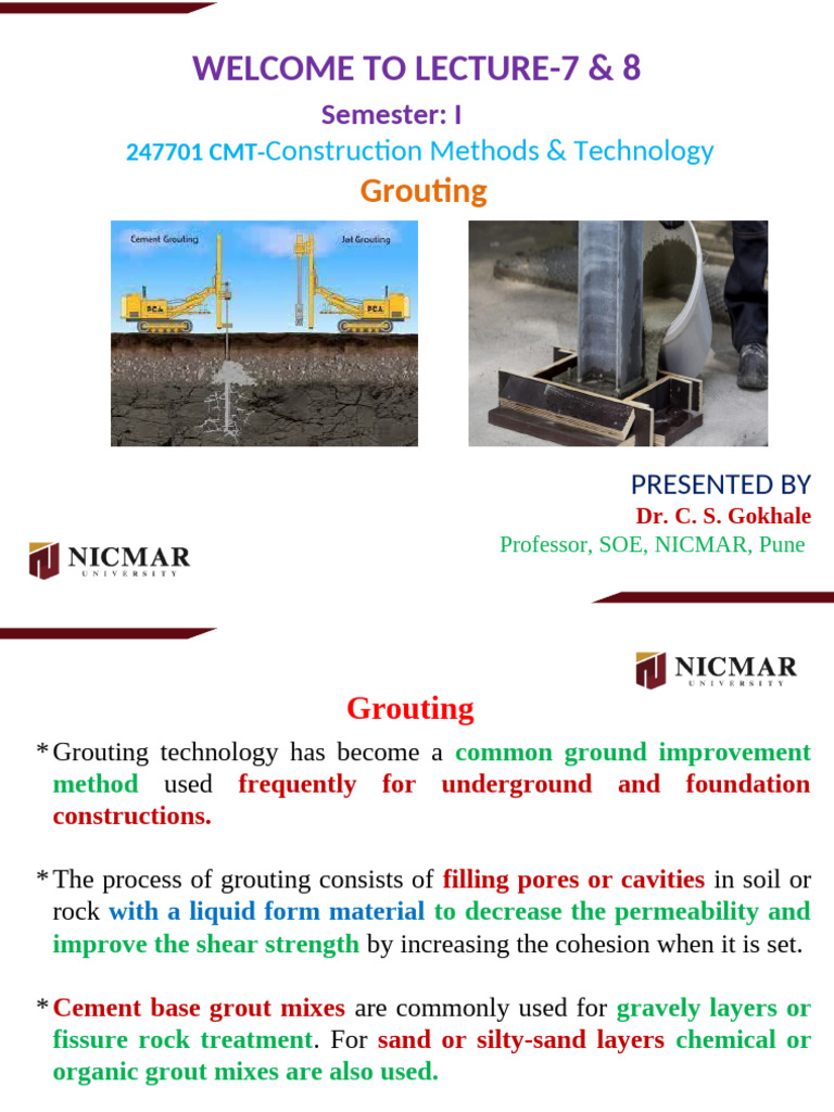 Permeation Grouting Techniques Explained | PDF | Deep Foundation | Soil