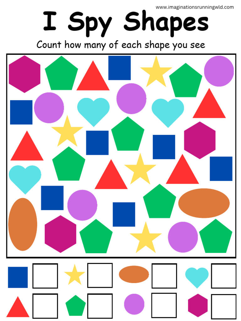 I Spy Shapes | PDF
