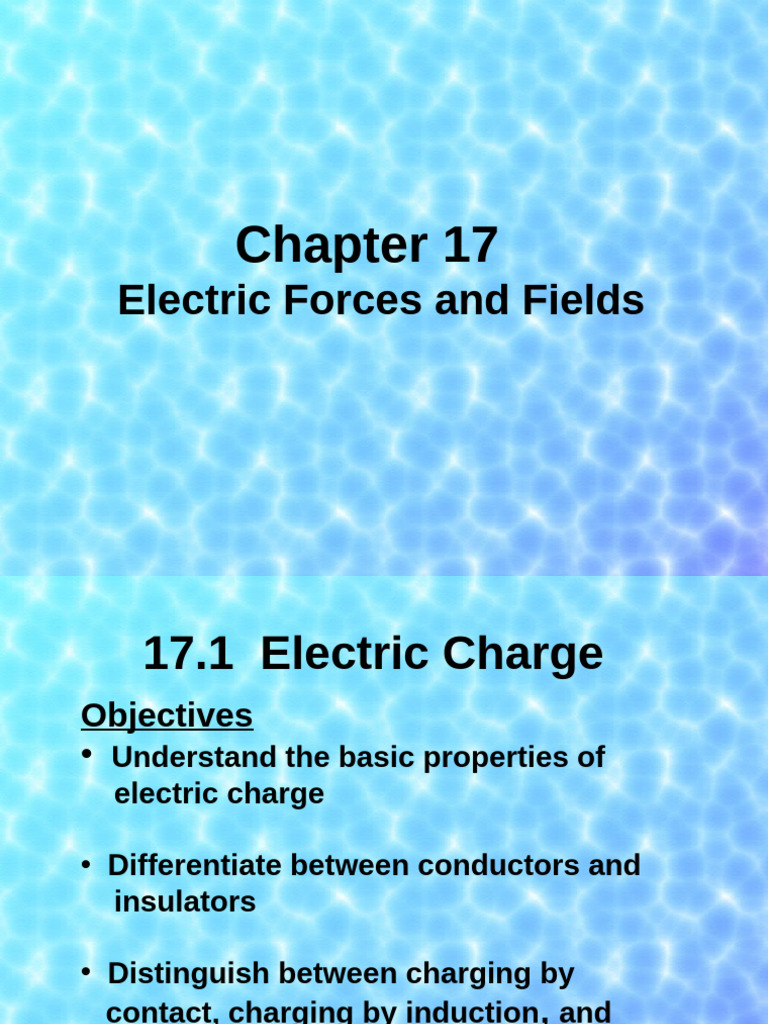ch17 | PDF | Electric Charge | Electric Field
