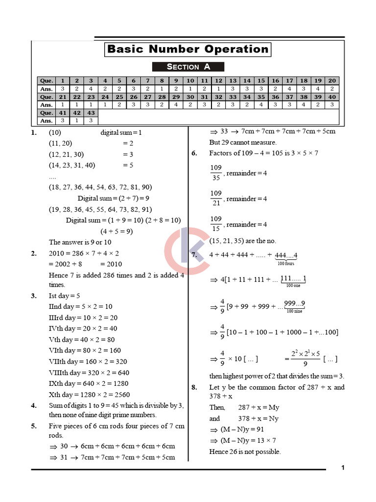 NMTC-VII-VIII Solutions | PDF