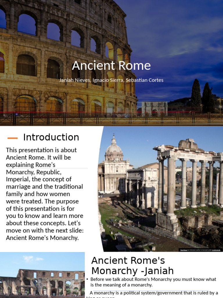 Rome Presentation | PDF | Ancient Rome | Roman Republic