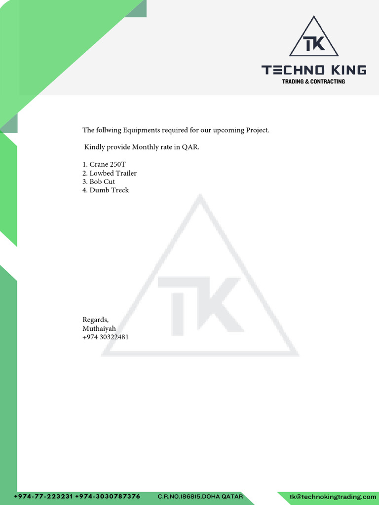 Equipment Requirements | PDF