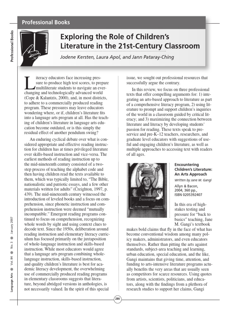 Children S Lit. in 21st Century Classrooms-Libre | PDF | Literacy ...