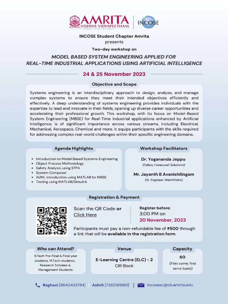 MBSE 27and28 Nov Poster | PDF