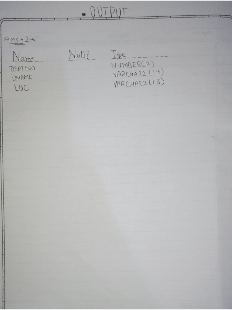 DBMS SET 1-4 Complete (Query + Output) | PDF