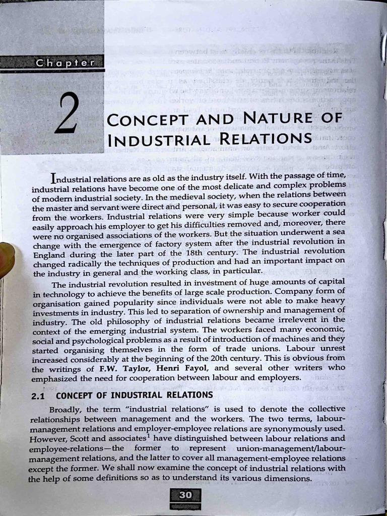 Industrial Relations | PDF