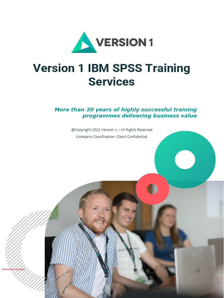Version 1 IBM SPSS Training Brochure 2022 | PDF | Spss | Statistics