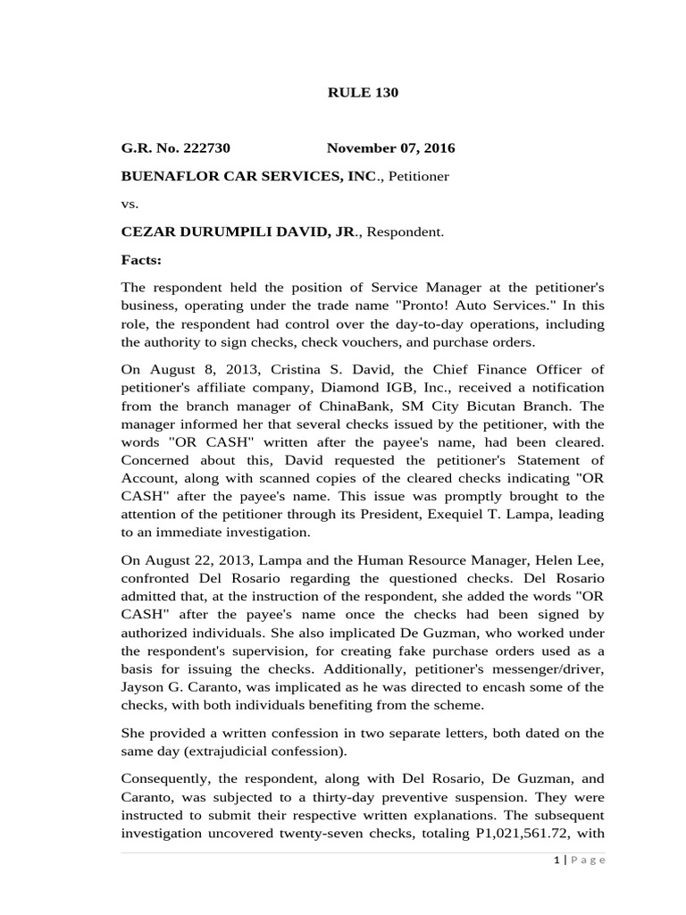 Rule 130 | PDF | Circumstantial Evidence | Confession (Law)