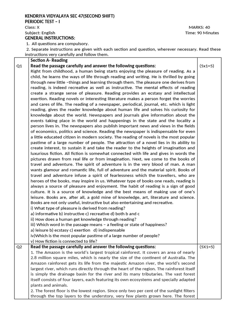 PT1_Eng_X 2024-25 | PDF | Plants | Canopy (Biology)