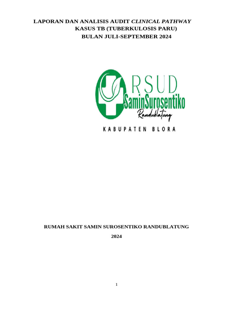 Laporan Dan Analisis Audit Clinical Pathway | PDF