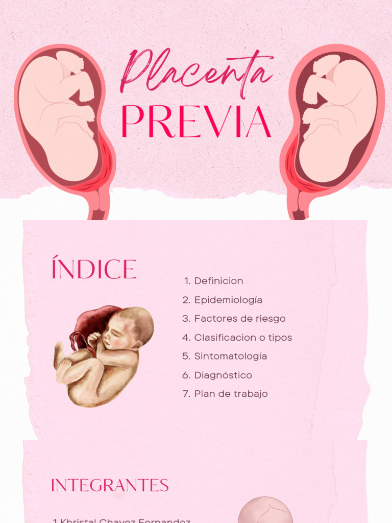 Placenta Previa | PDF | El embarazo | Medicina CLINICA