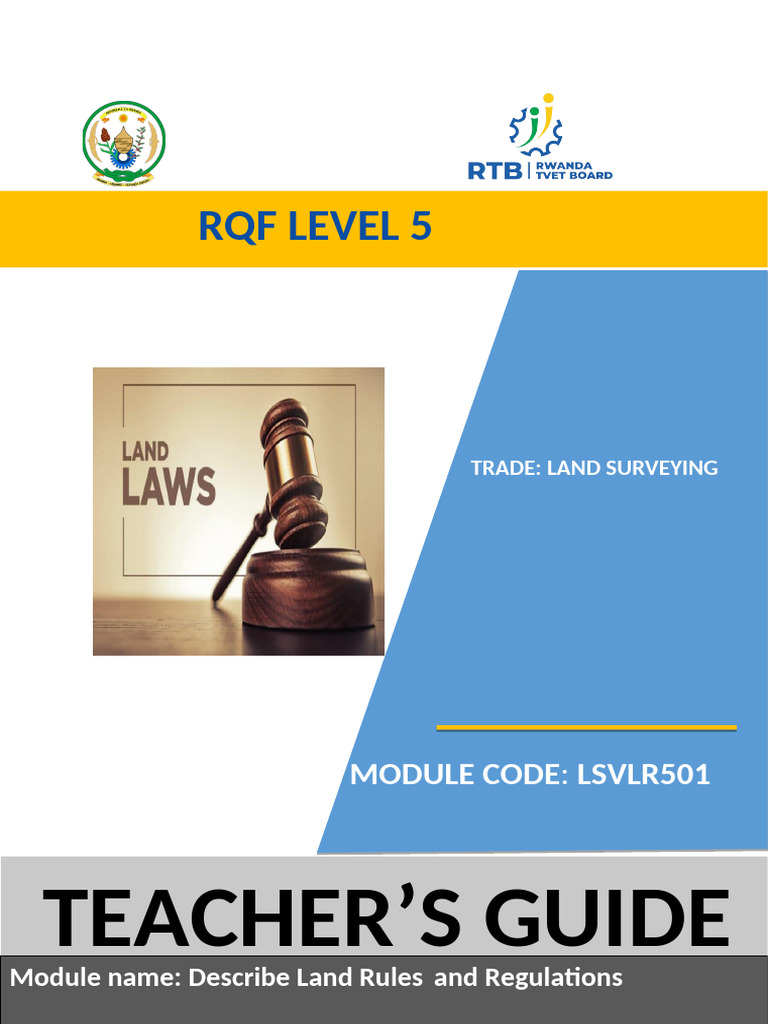 Trainer Guide LAND RULES | PDF | Lease