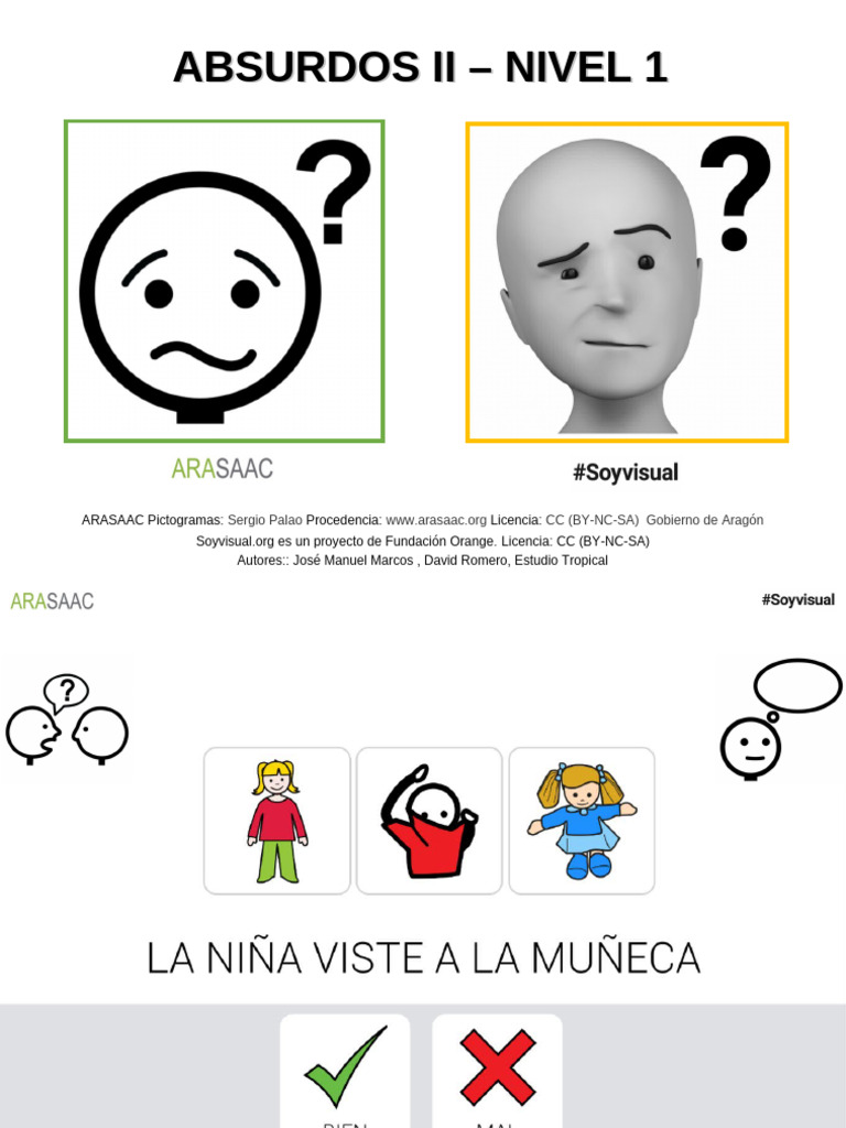 Absurdos II ARASAAC | PDF