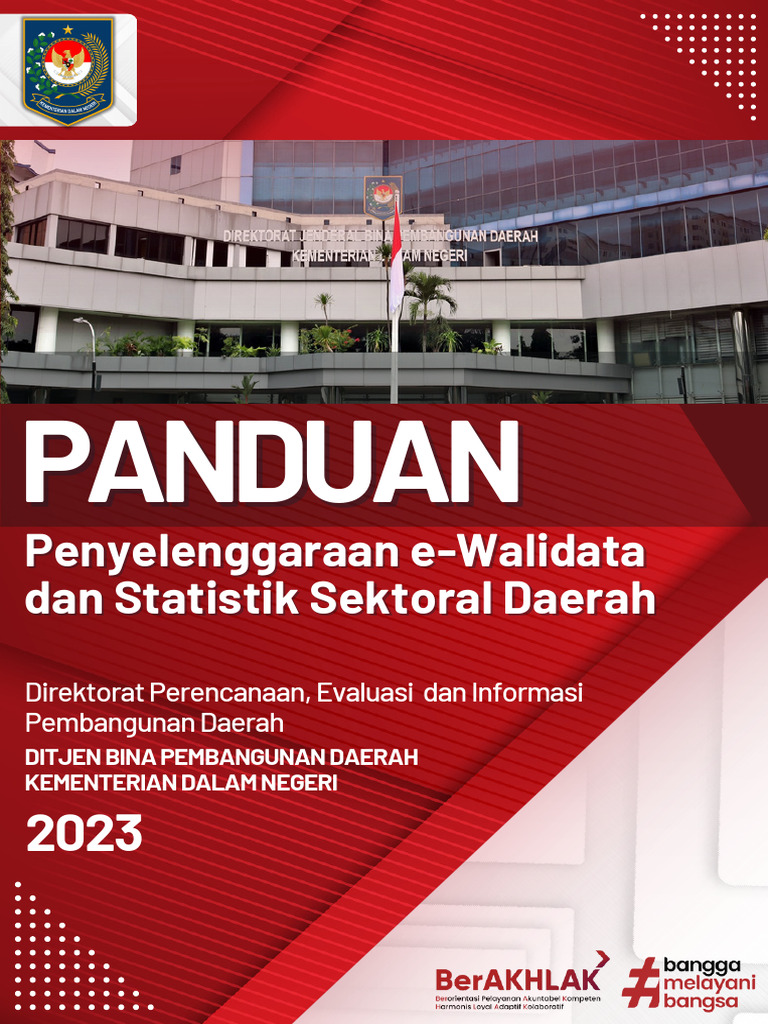 Panduan Penyelenggaraan e-Walidata | PDF | Pengelolaan Keuangan & Uang