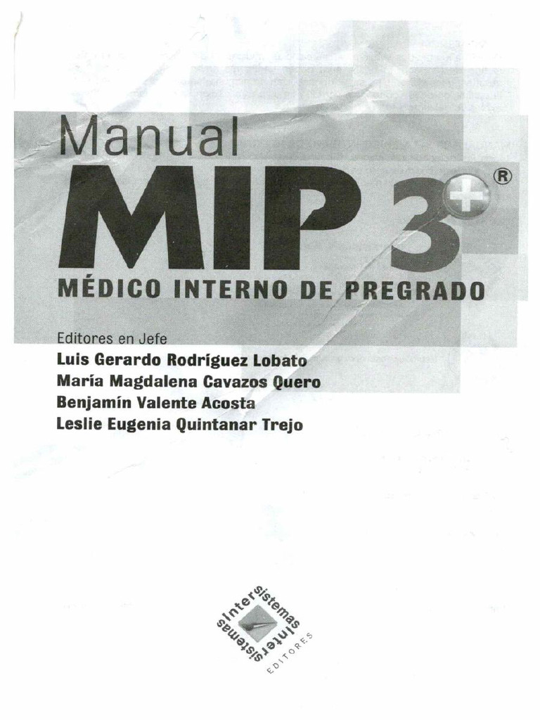 Manual MIP 3 Medico Interno de Pregrado | PDF