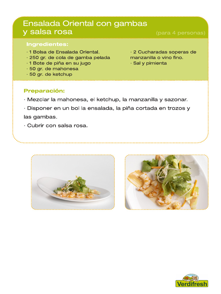 Oriental Gambas | PDF