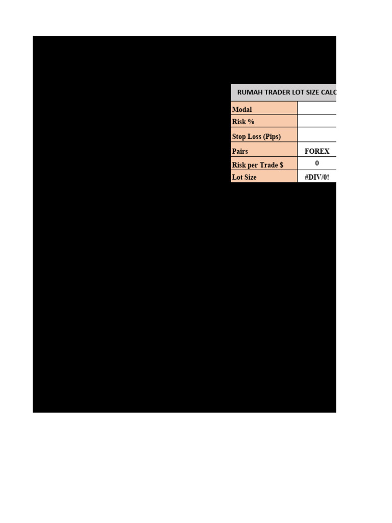 Lot Size Calculator | PDF | Finance & Money Management | Law