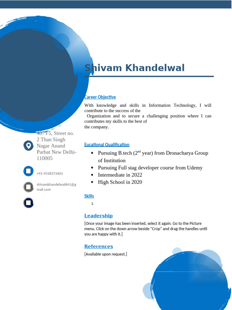 Shivam Resume - For Merge | PDF | Career & Growth | Business