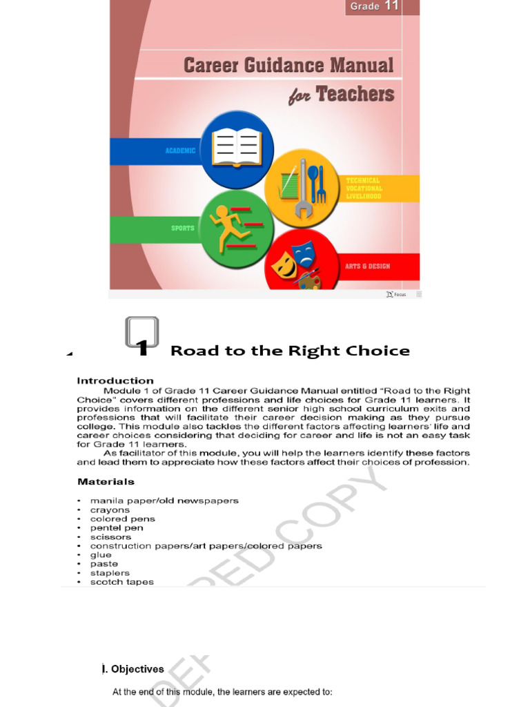 Presentation1 Career Guidance | PDF