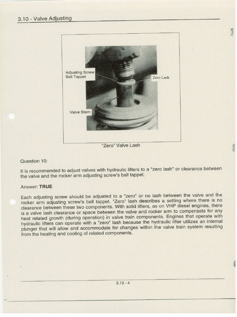 VALVE ADJUSTMENT (Part 2) | PDF