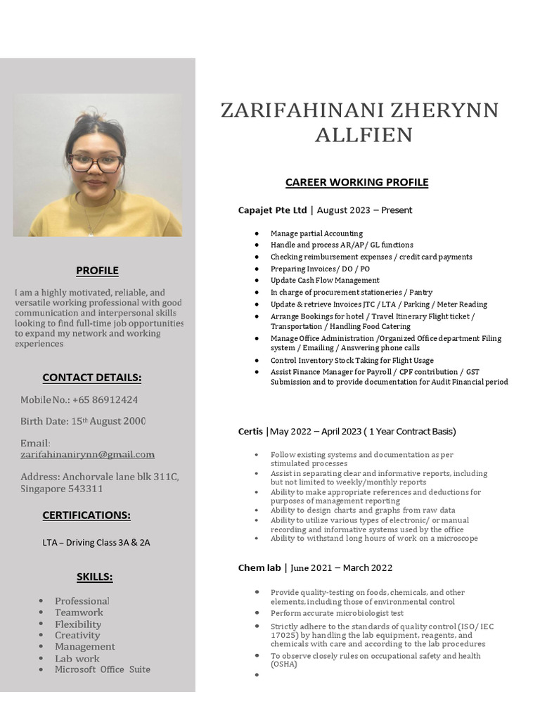 Zarifahinani Zherynn Allfien 673 | PDF