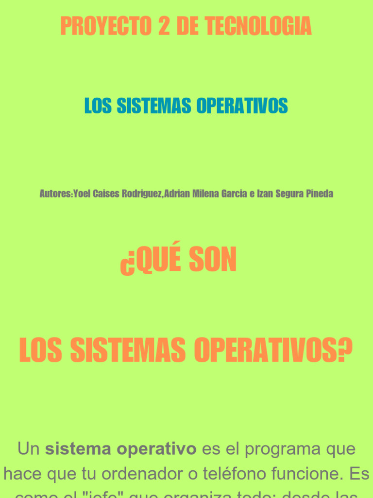 Proyecto 2 de Tecnologia | PDF | Archivo de computadora | Microsoft Windows