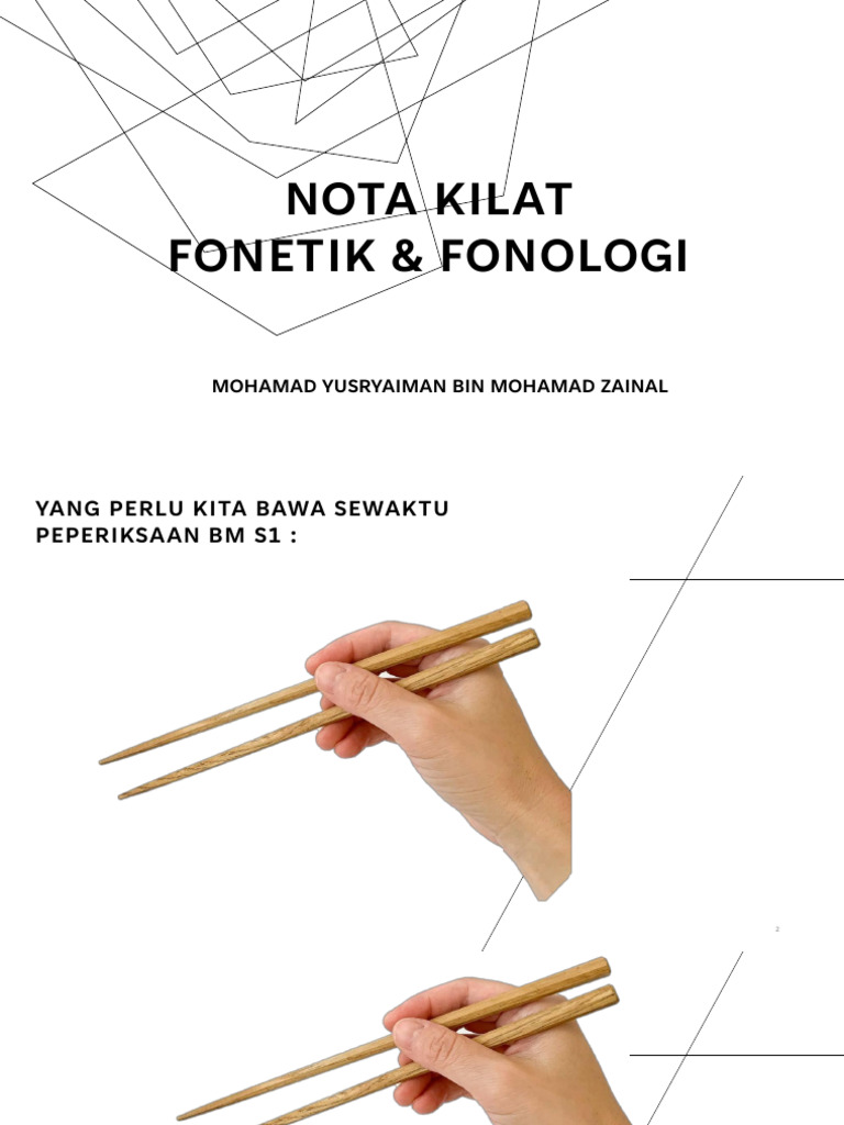 Nota Kilat Fonetik Dan Fonologi Percuma | PDF