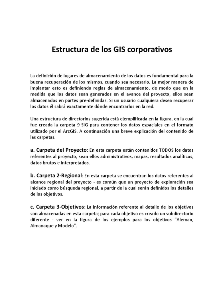 Estructura de Almacenamiento en GIS | PDF | Informática | Tecnología
