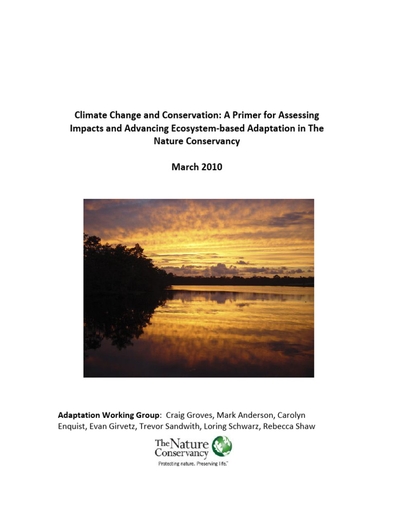 TNC - Climate Impact Adaptation Primer | PDF | General Circulation ...