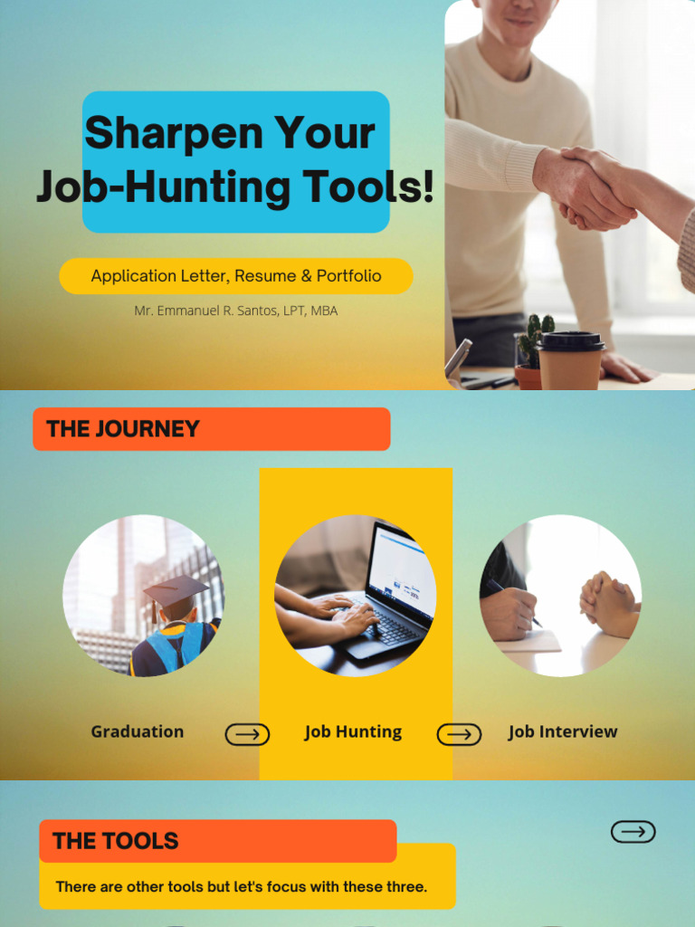 Lesson 7 Sharpen Your Job Hunting Tools Compressed | PDF | Résumé