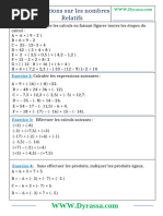 Exercices d'équations 1AC corrigés | PDF