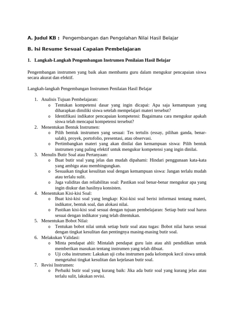 Resume Modul 4 KB 3 | PDF | Karier & Perkembangan | Bisnis