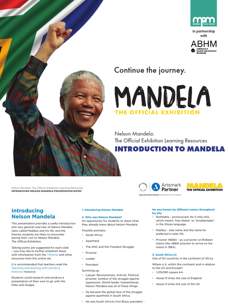 Introduction to Nelson Mandela's Life | PDF | Nelson Mandela | Apartheid
