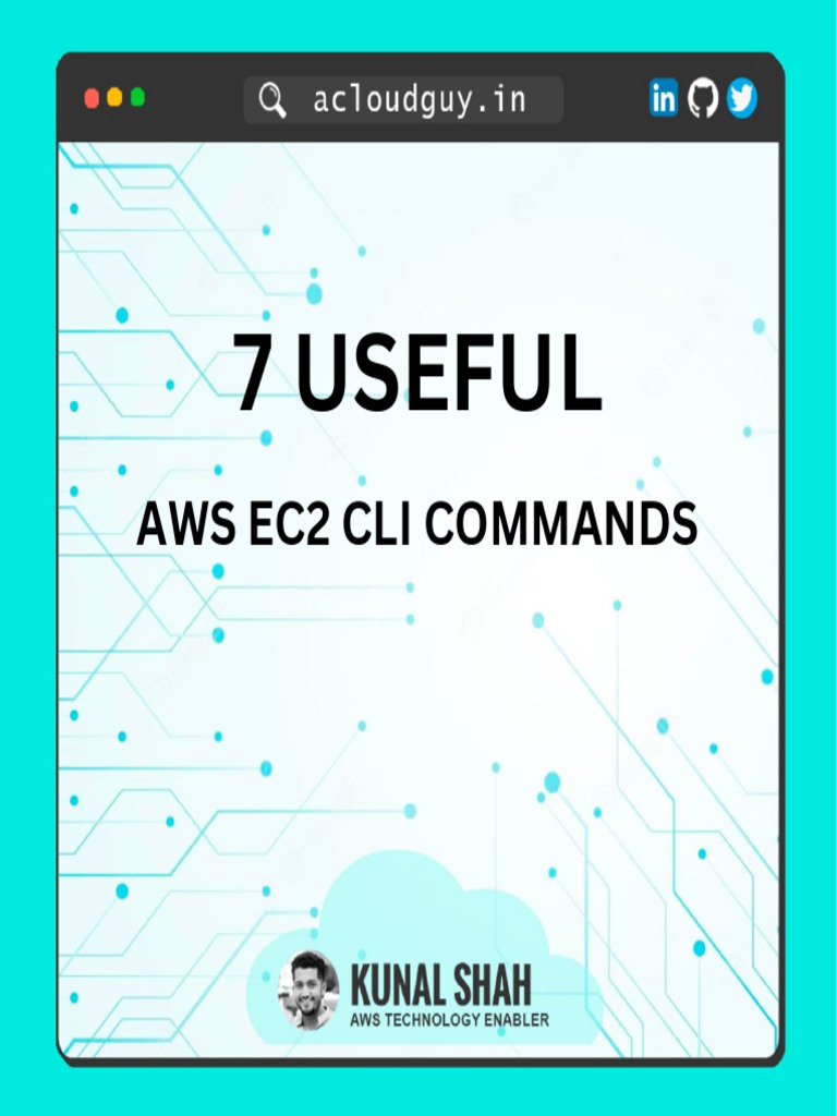 7 Useful AWS EC2 CLI Commands | PDF